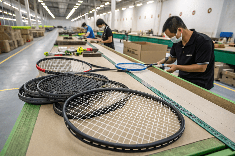 Inside a Badminton Racket Factory: From Raw Materials to Finished ...